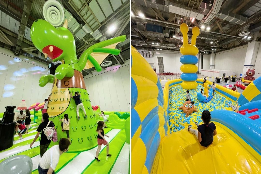 Jumptopia: Holiday Village - Get ready for the ultimate bouncy castle adventure in this massive ...